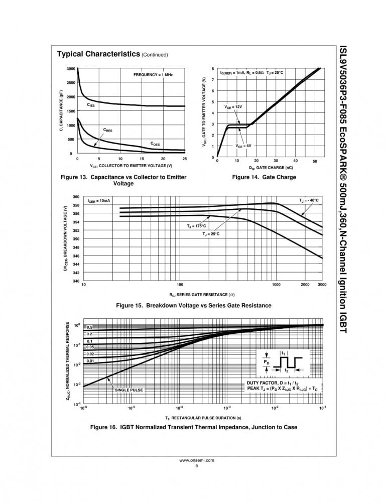 ISL9V5036P3-F085 datasheet page 5