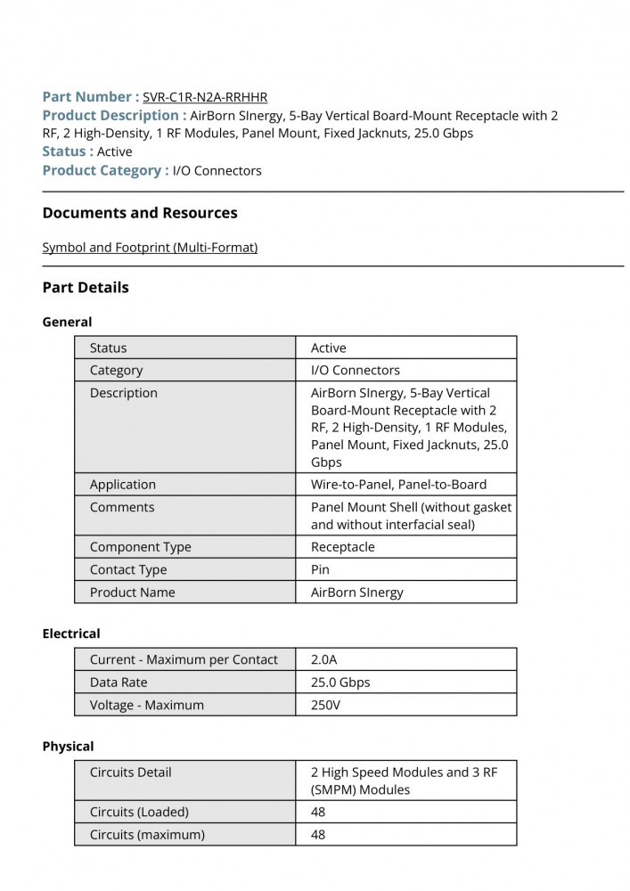 SVR-C1R-N2A-RRHHR technical document image 1