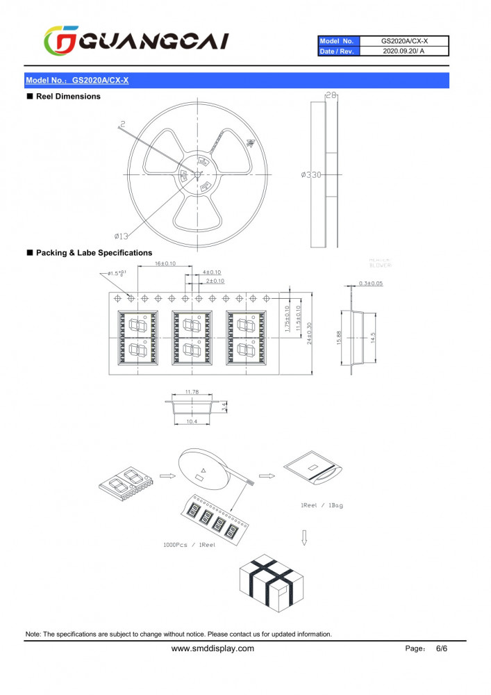 GS2020AB-G datasheet page 6
