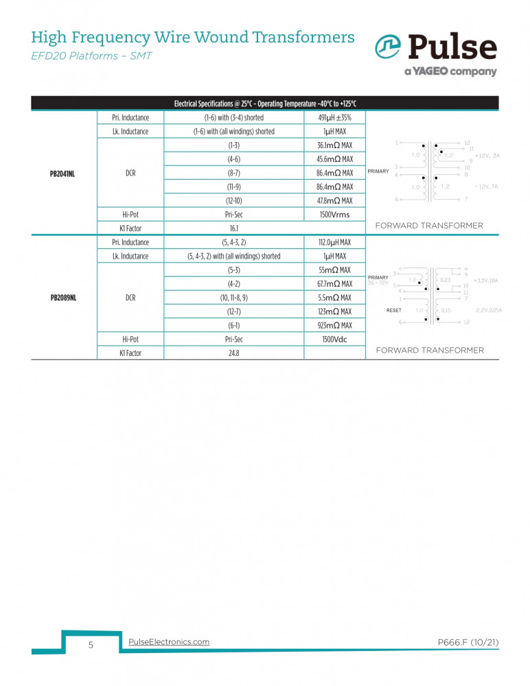 PA2291NLT technical document page 5