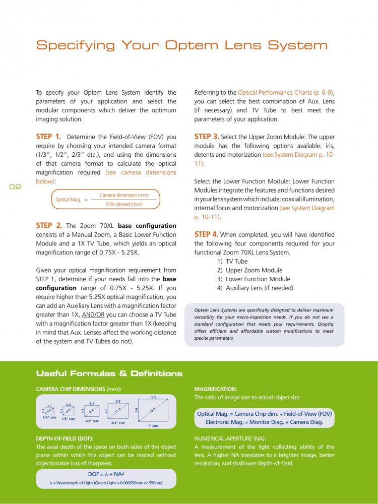 Optem Zoom 70XL document page 2