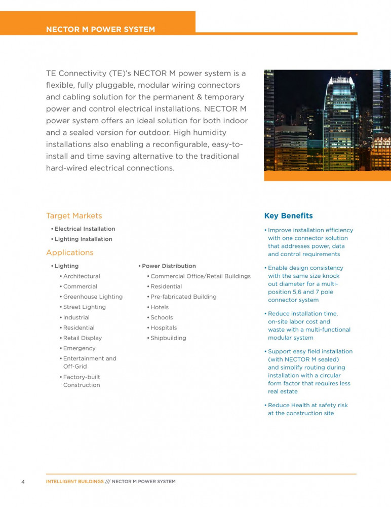 NECTOR M technical documentation page 4