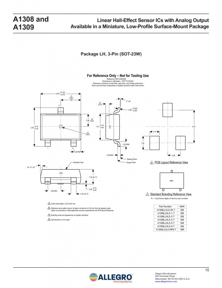A1309 datasheet page 10