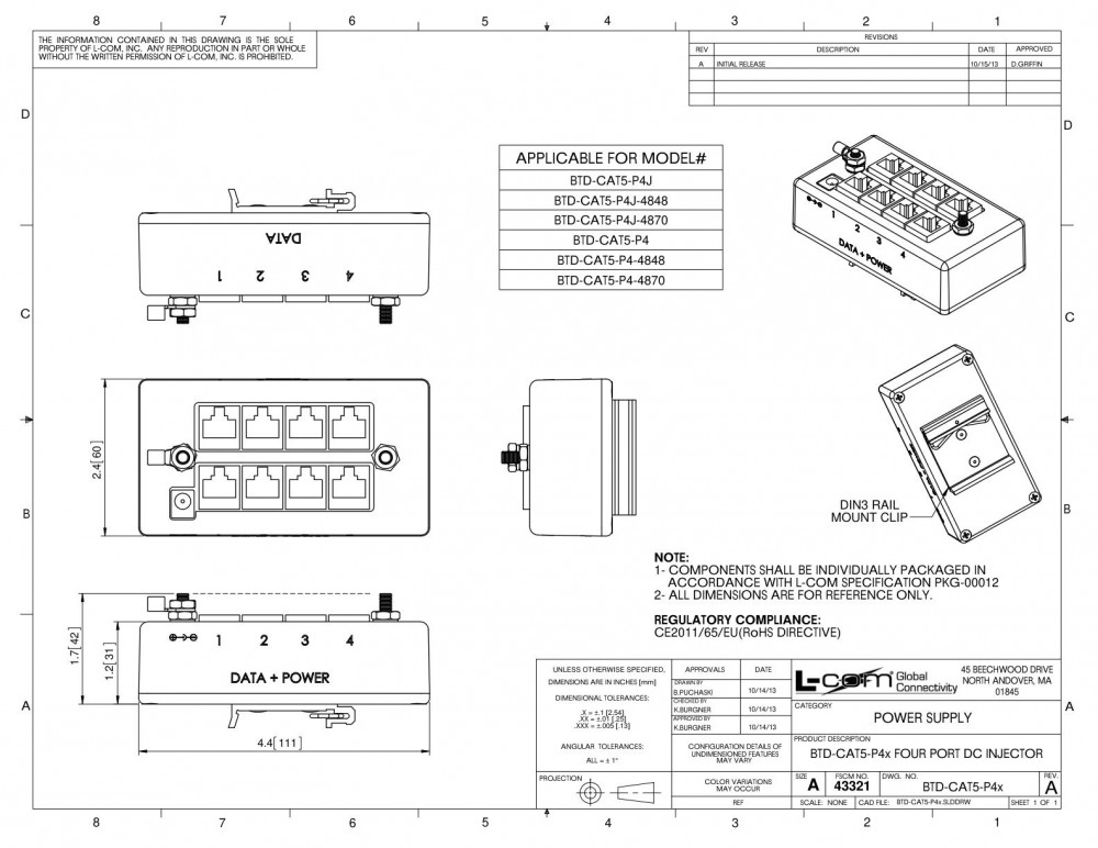 BTD-CAT5-P4J technical document preview