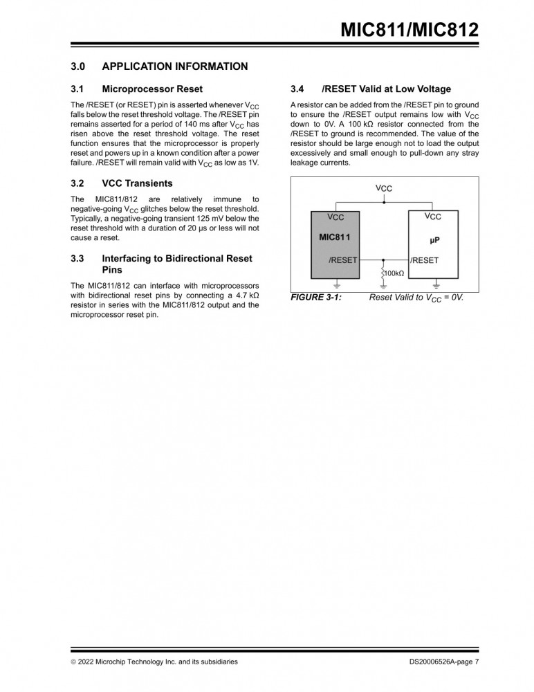 MIC811 technical document page 7