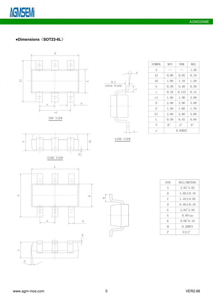 AGM325ME datasheet page 5