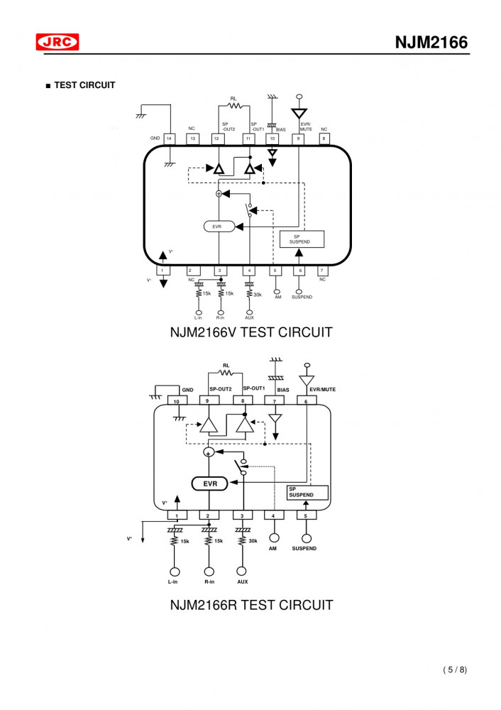 NJM2166 datasheet page 5