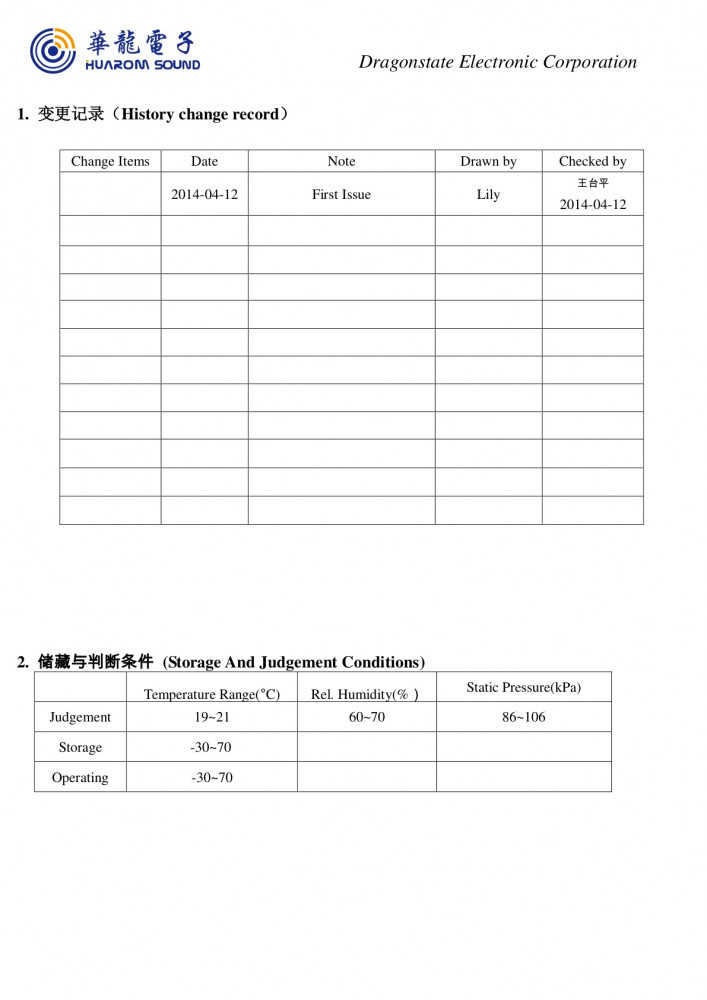 HMF-O97A40-NA specification page 2