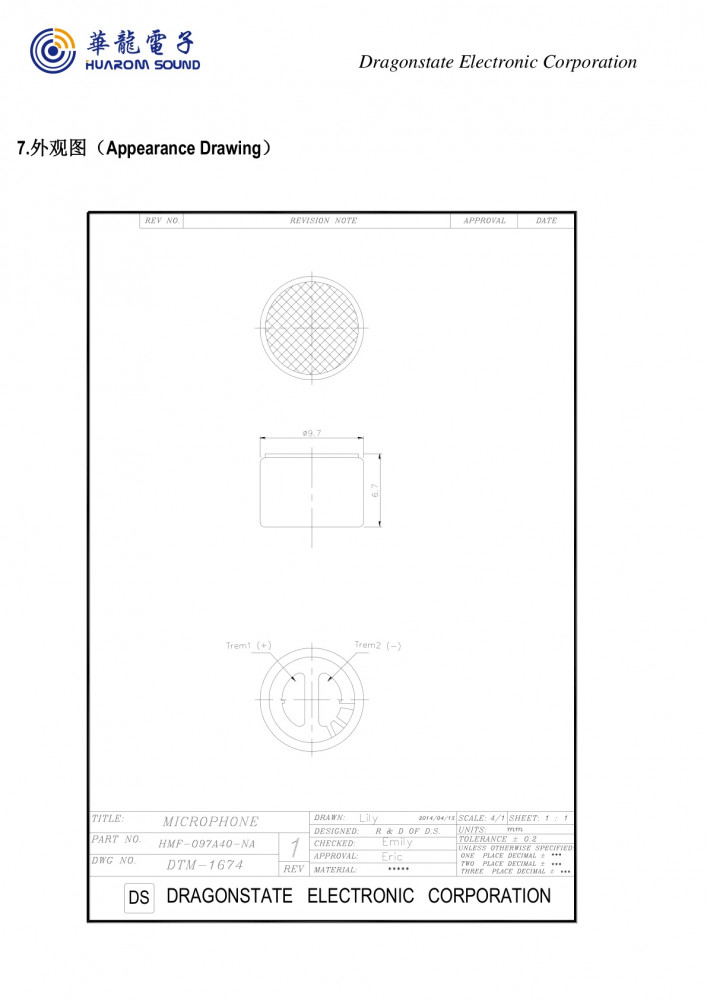 HMF-O97A40-NA specification page 5