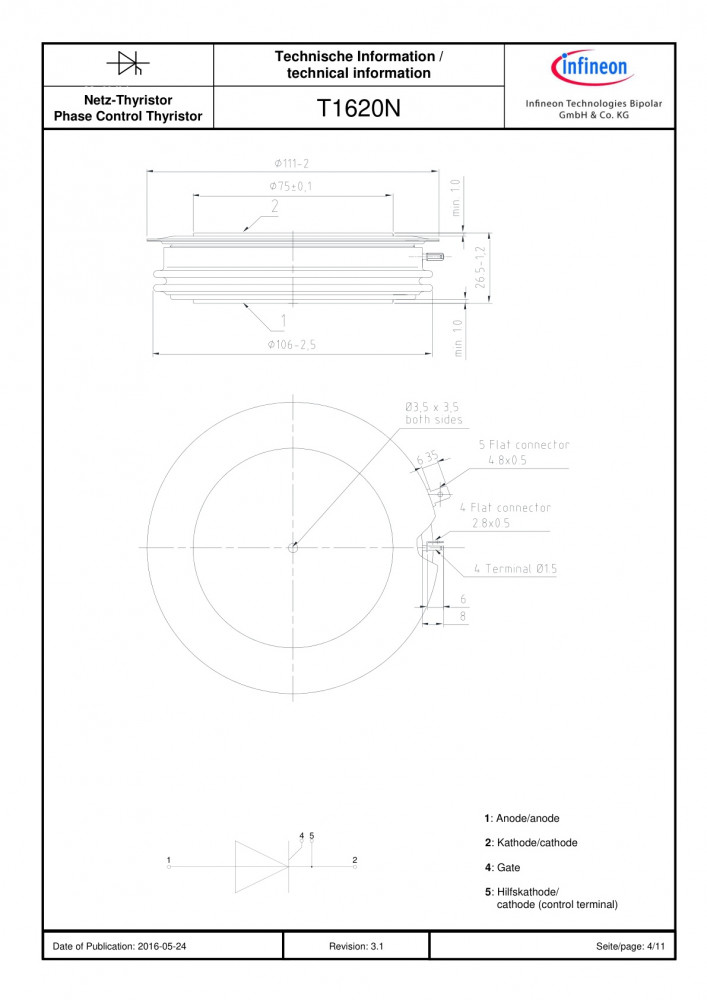 T1620N65TOF technical document page 4