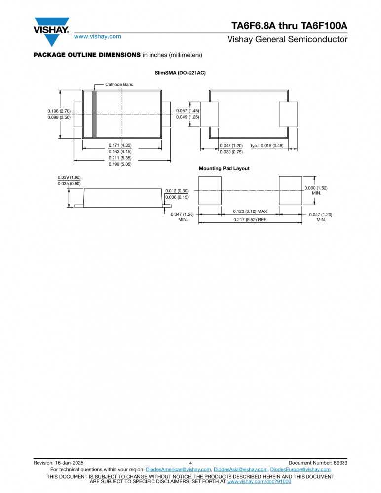 TA6F datasheet page 4