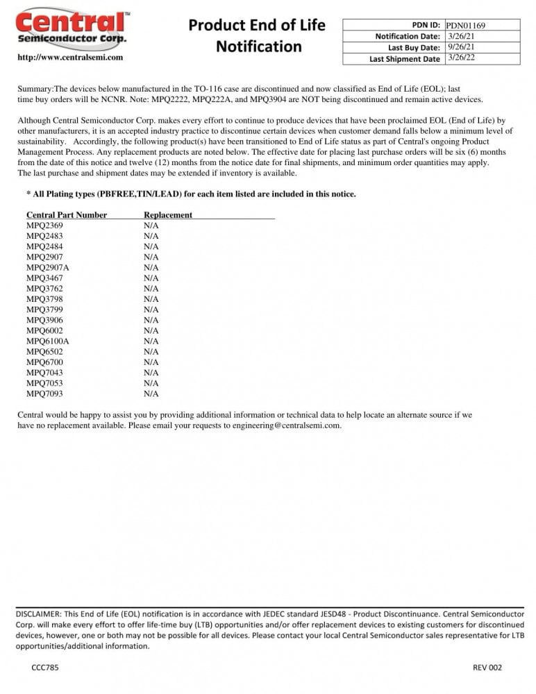 MPQ2369 datasheet page 3