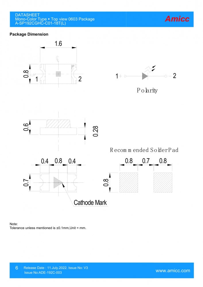 A-SP192CGHC-C01-18T(L) datasheet page 6