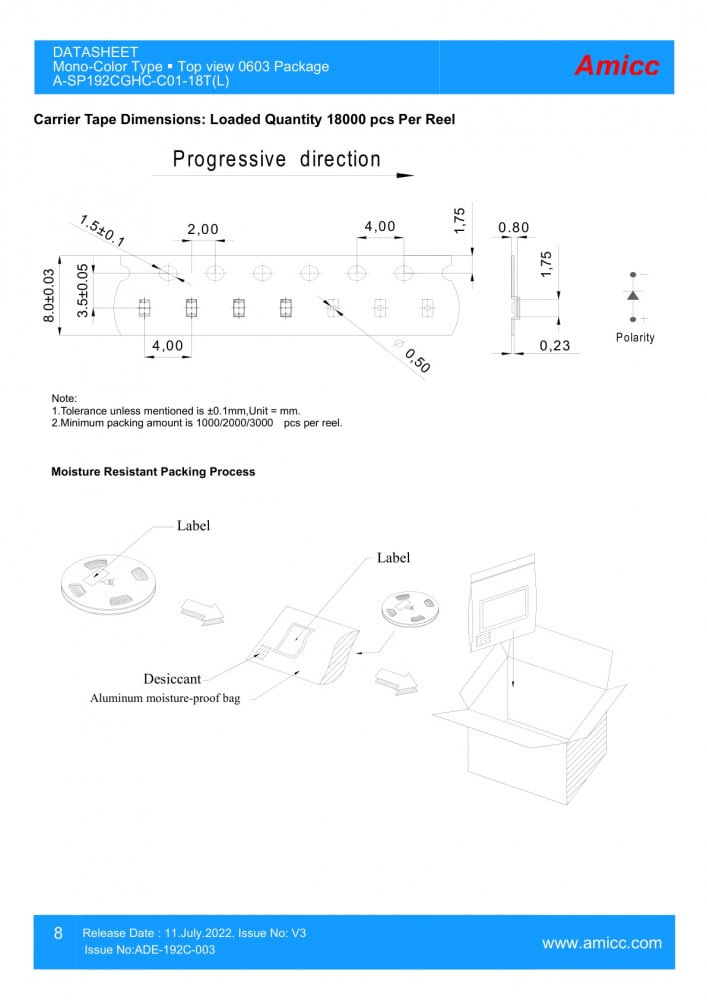 A-SP192CGHC-C01-18T(L) datasheet page 8