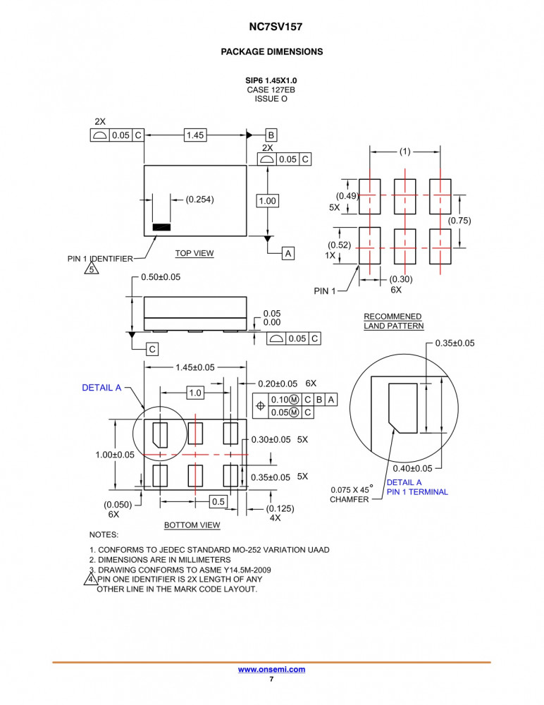 NC7SV157 datasheet page 7