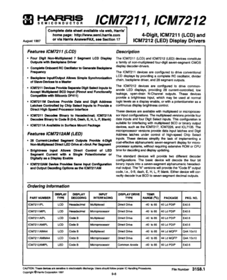 Rochester Electronics ICM7211AIM44 for sale