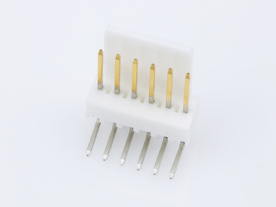 KK 254 Wire-to-Board Header, Right-Angle, with Friction Lock, 6 Circuits for sale