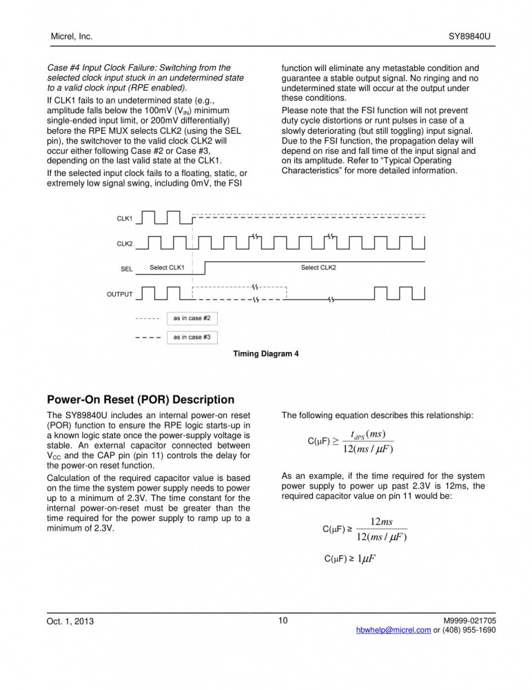 SY89840U datasheet page 10