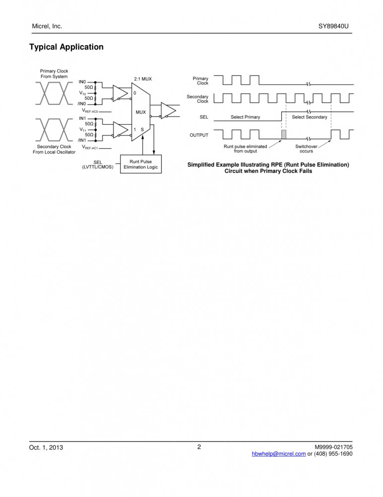 SY89840U datasheet page 2