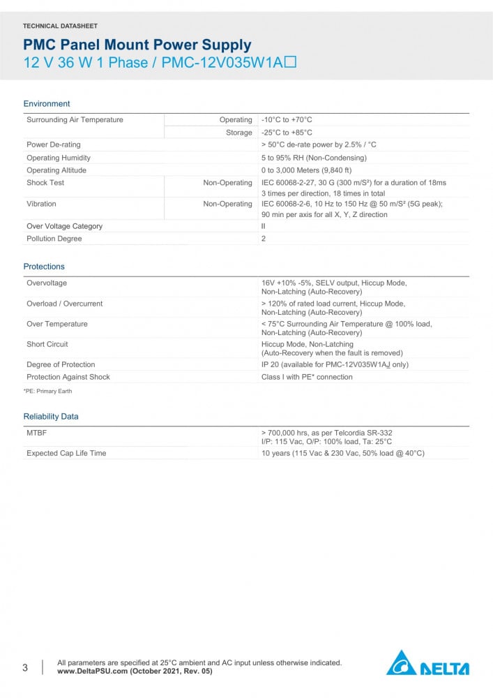 PMC-12V035W1AA datasheet page 3