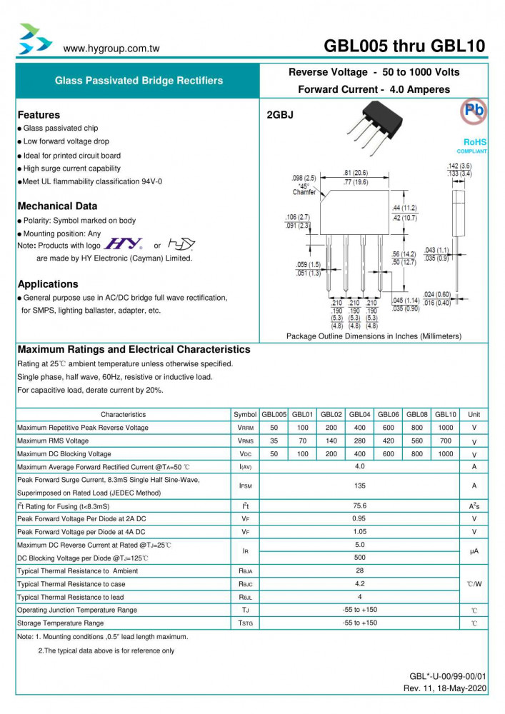 GBL04 technical document image, page 1