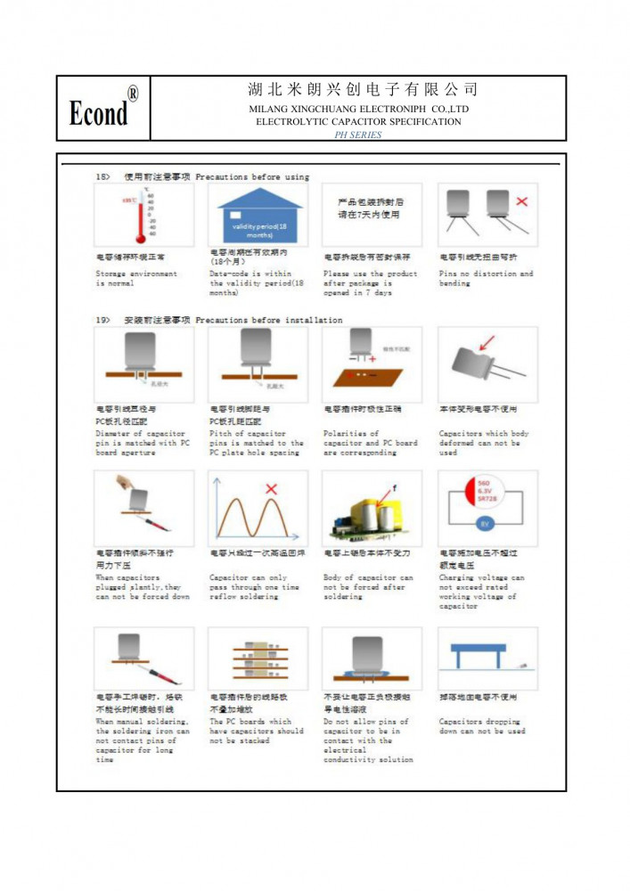 Econd PH221M035F090B000 approval sheet page 4