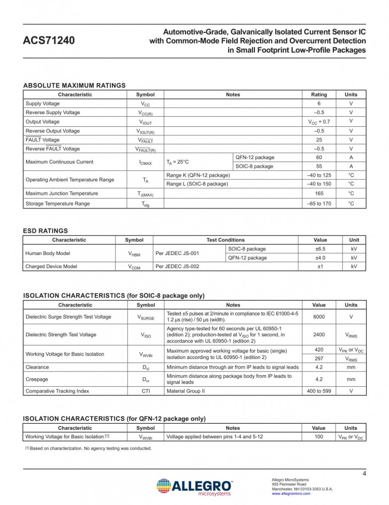 ACS71240 datasheet page 4