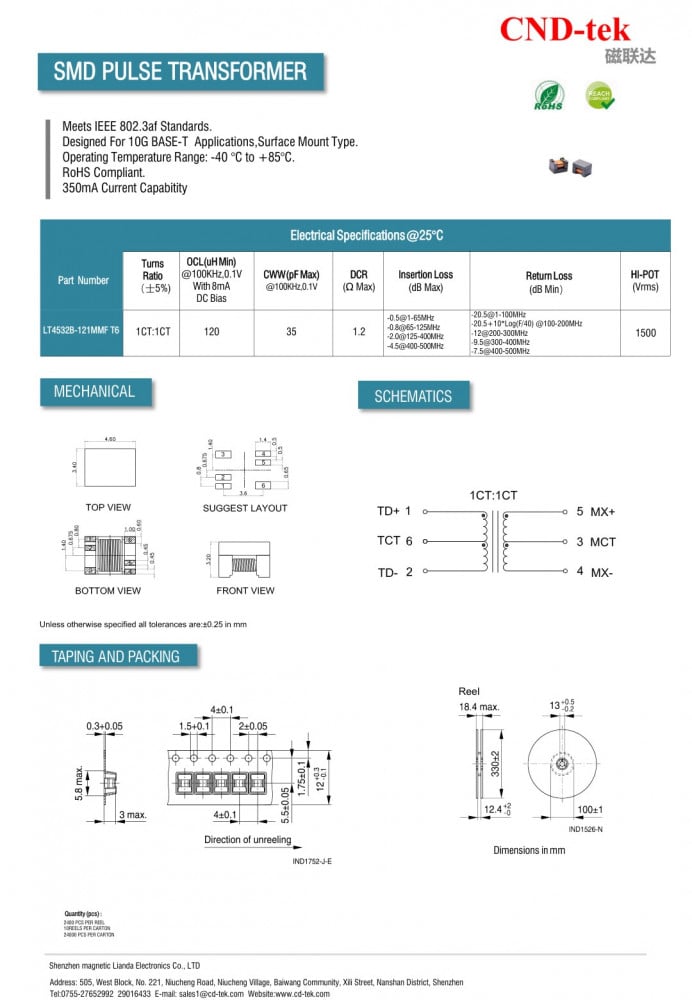 LT4532B-121MMF T6 technical document