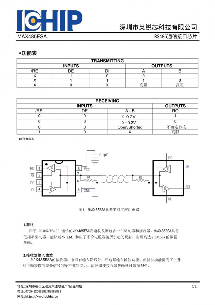 MAX485ESA datasheet page 7