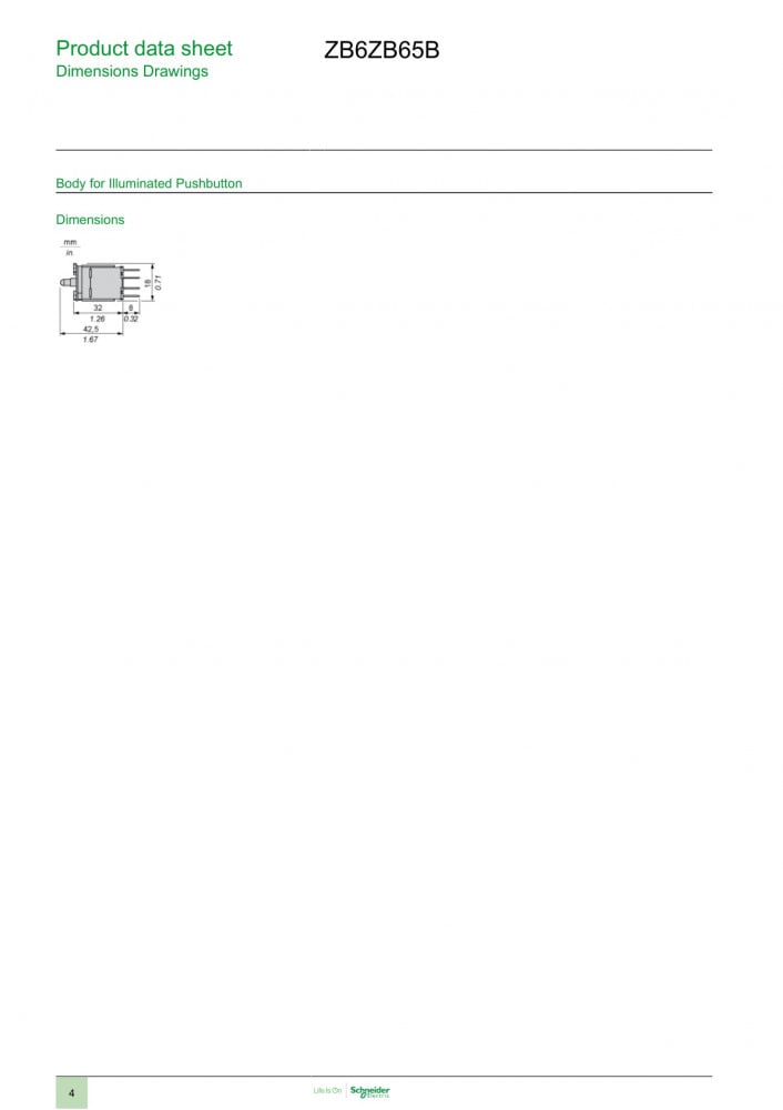 ZB6ZB65B technical document page 4