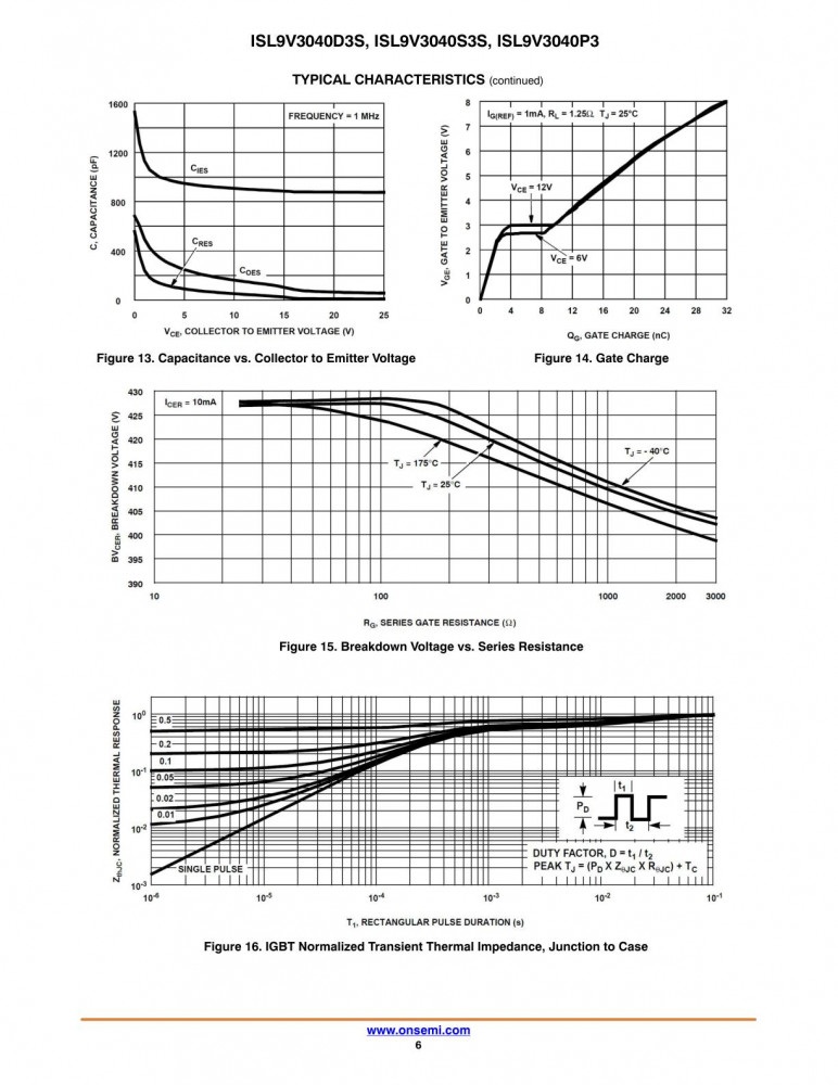 ISL9V3040P3 datasheet page 6