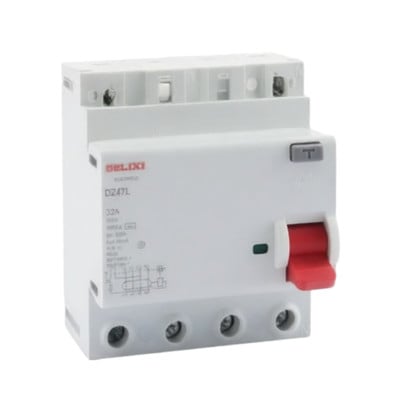 Delixi Electric DZ47L 4P 32A 30mA AC Disconnect Switch Component for sale