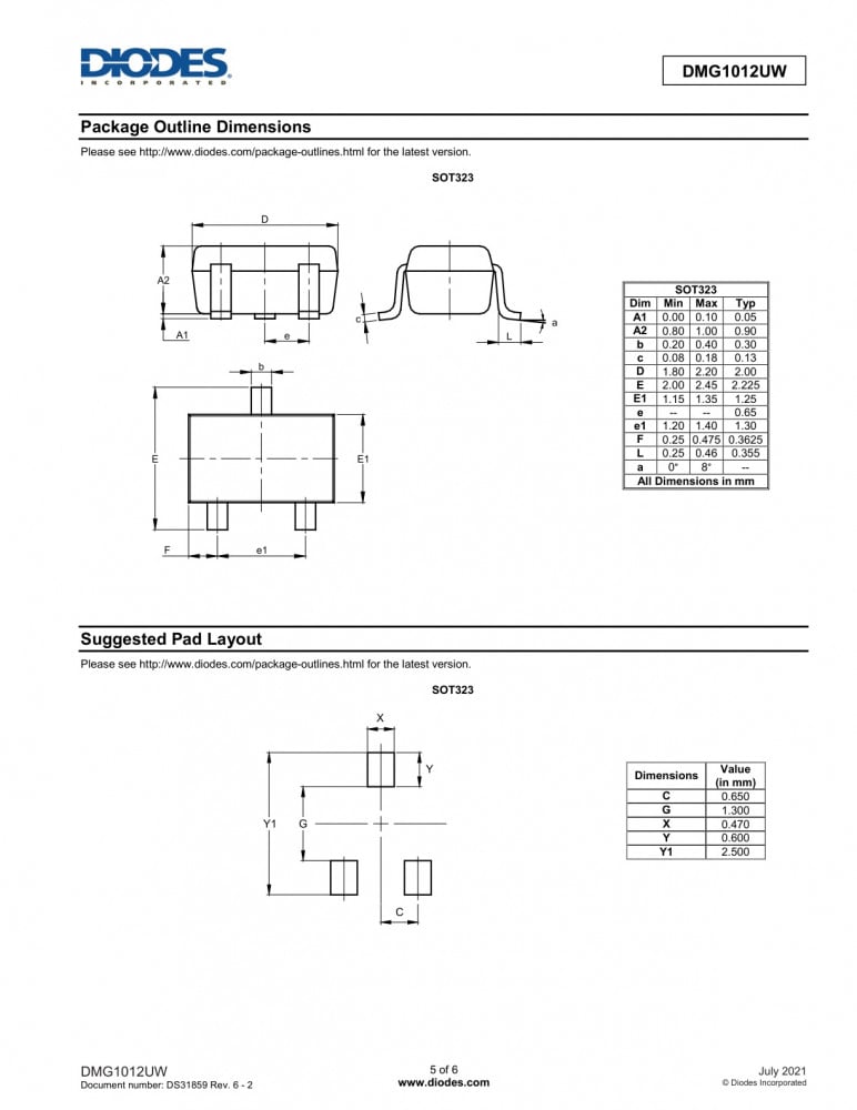 DMG1012UW-7 datasheet page 5