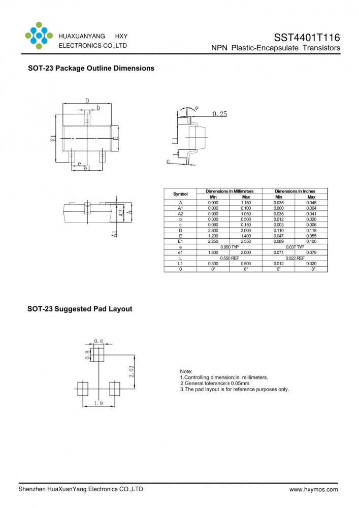 SST4401T116-HXY datasheet page 4