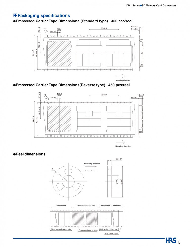 HRS DM1 series documentation page 5