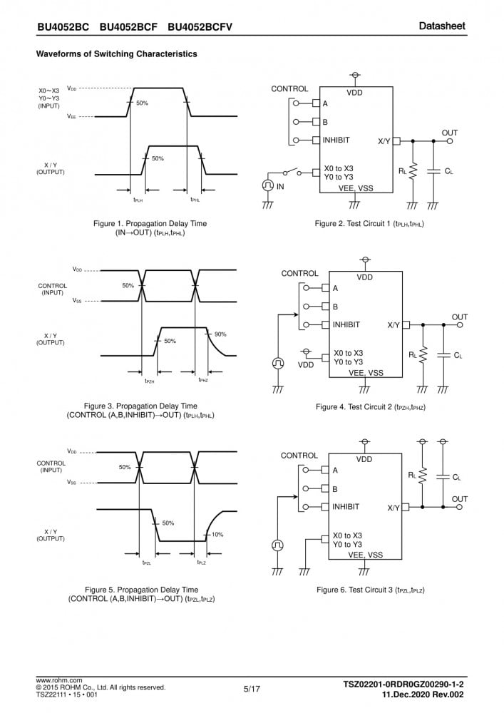 BU4052BC technical document page 5