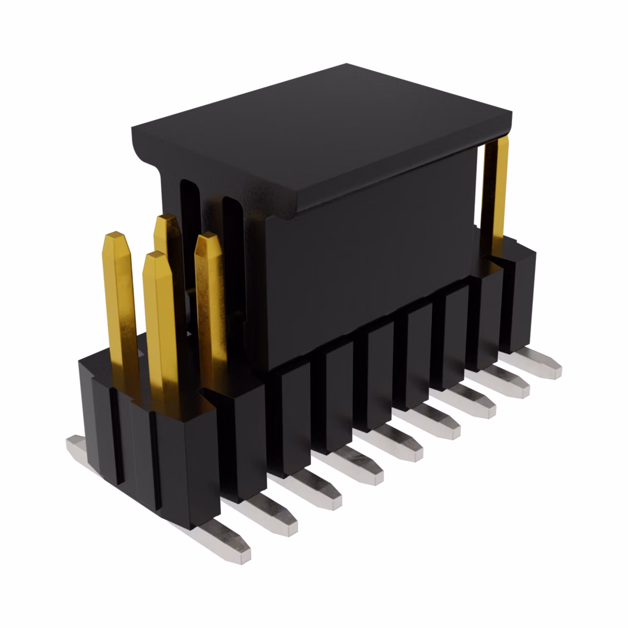 Slim-Grid Header, 18 Circuits, Surface Mount, Vertical, Unshrouded, 0.05µm Select Gold (Au) Plated, with Pick-and-Place Cap, Tube, Lead-Free for sale