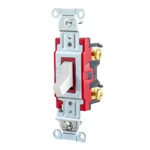 Toggle Switch, Brown, Electrical Device, 20A, 120/277V AC
