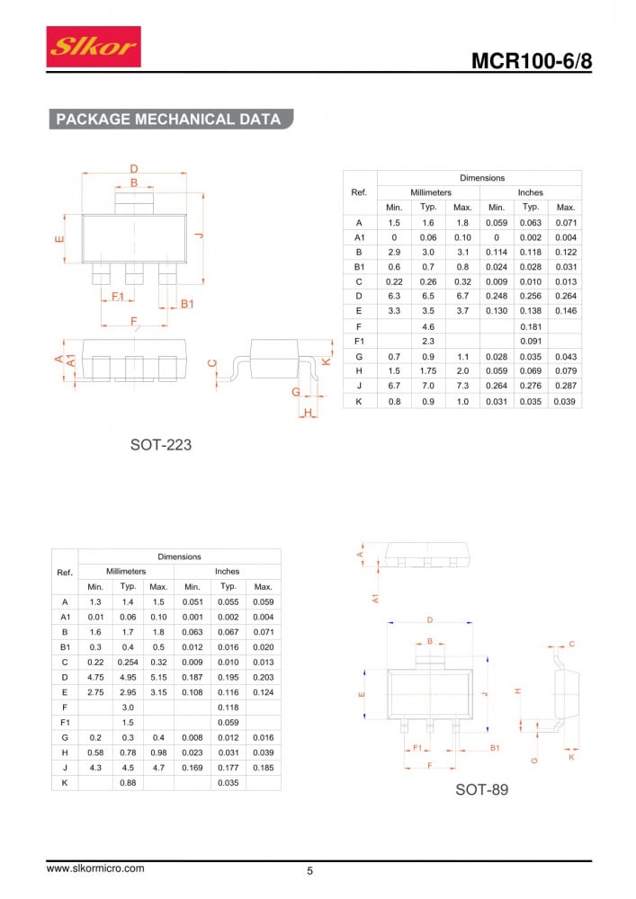MCR100-6 datasheet page 5