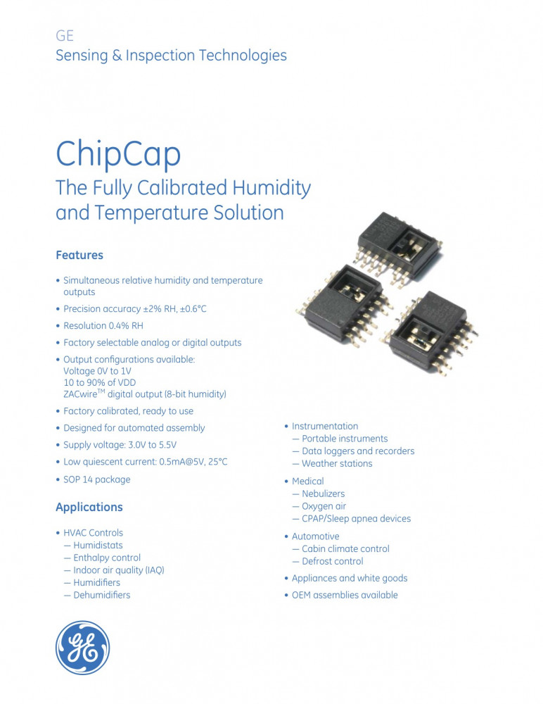 CHIPCAP technical document page 1