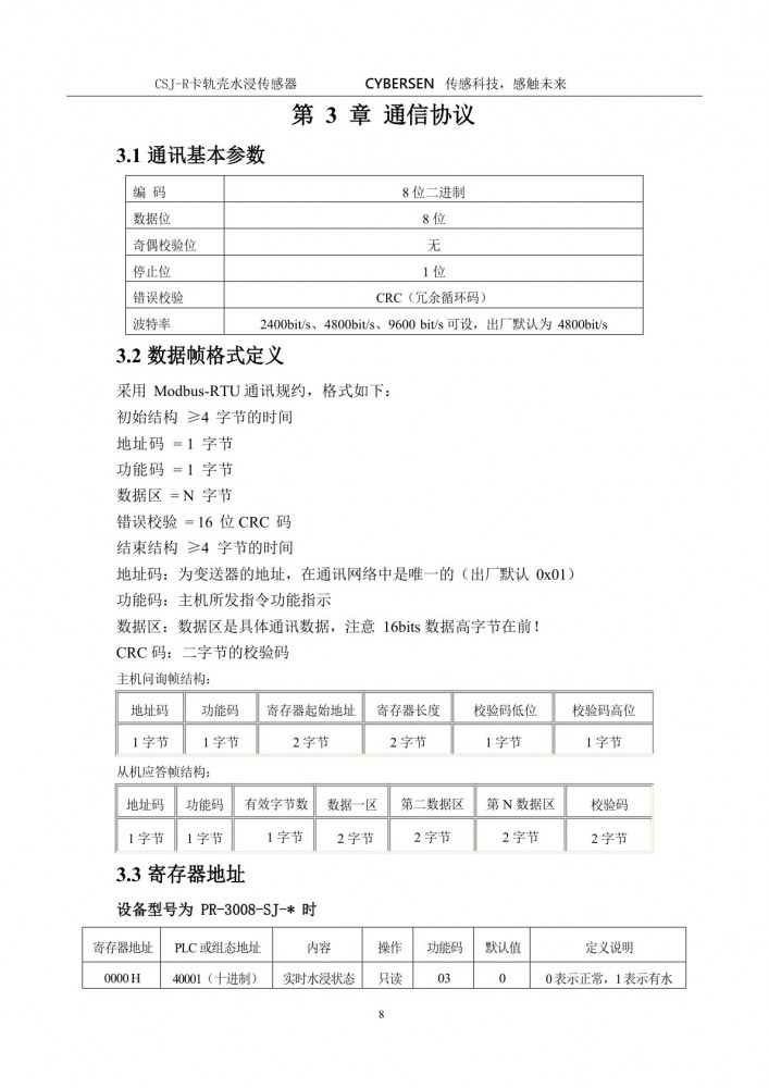 CSJ-R manual page 8