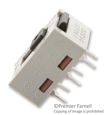 Bulgin X22205CAAK Slide Switch for sale