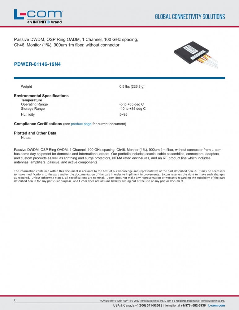 PDWER-01146-19N4 technical document page 2