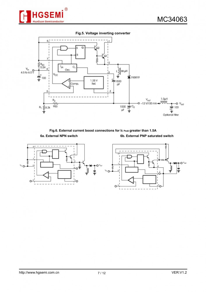 MC34063N datasheet page 7