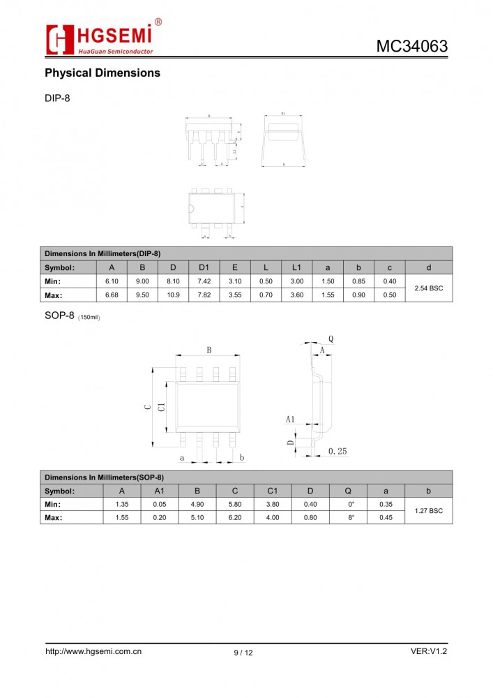 MC34063N datasheet page 9
