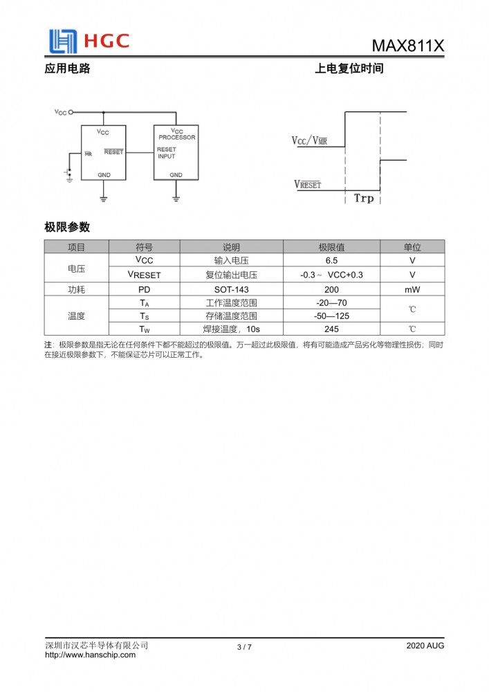 MAX811RDB4RG datasheet page 3