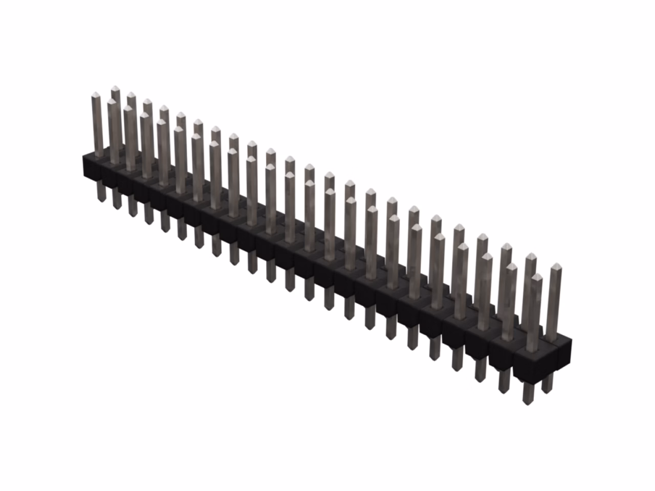 C-Grid Header, 2.54mm Pitch, Through Hole, Dual Row, Vertical, 46 Circuits, 2.54µm Tin (Sn) Plating, Tray Packaging, Lead-Free for sale