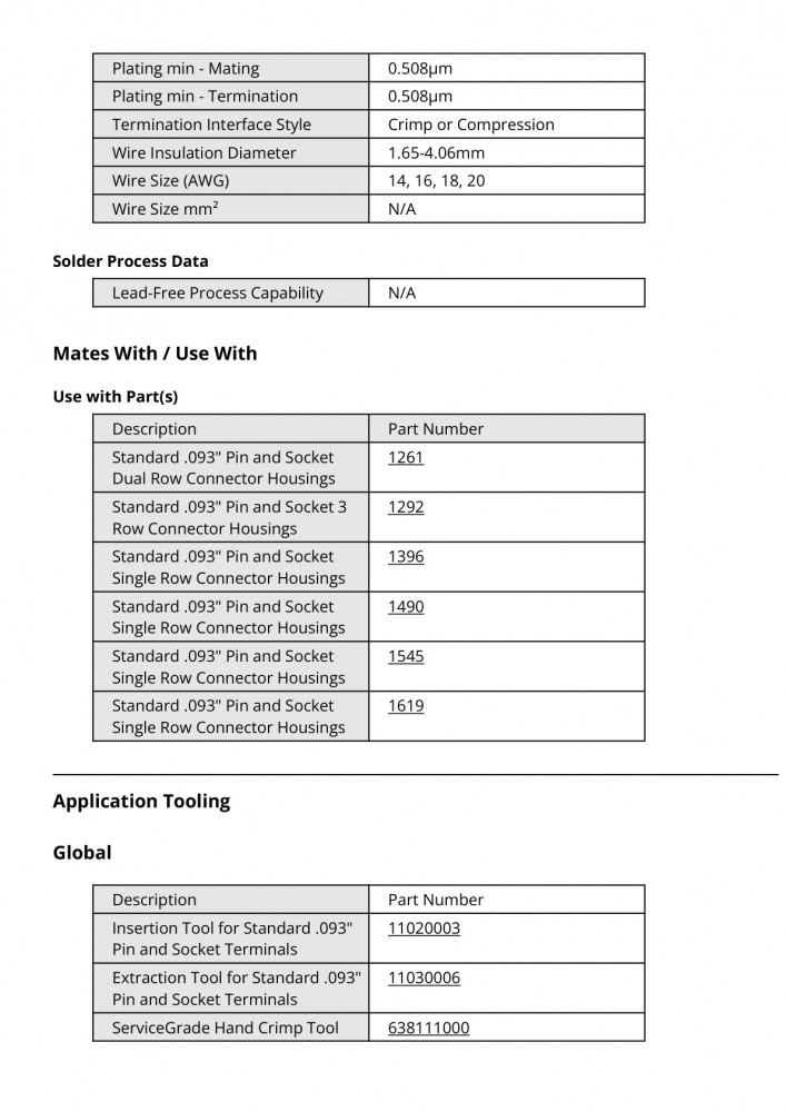 Molex technical document preview, page 3
