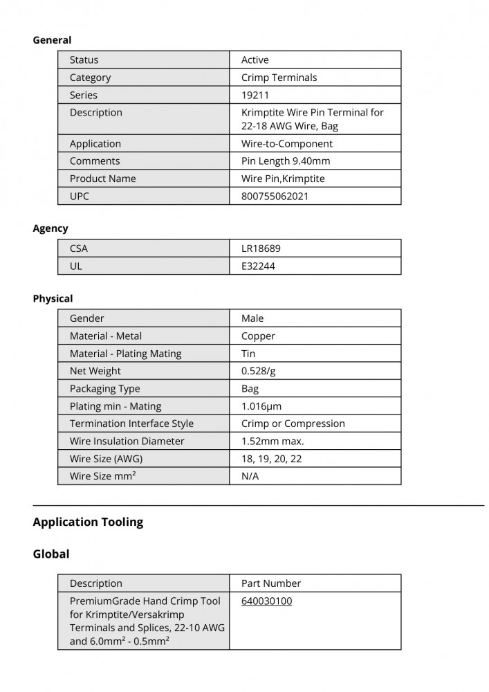 Product document page 2
