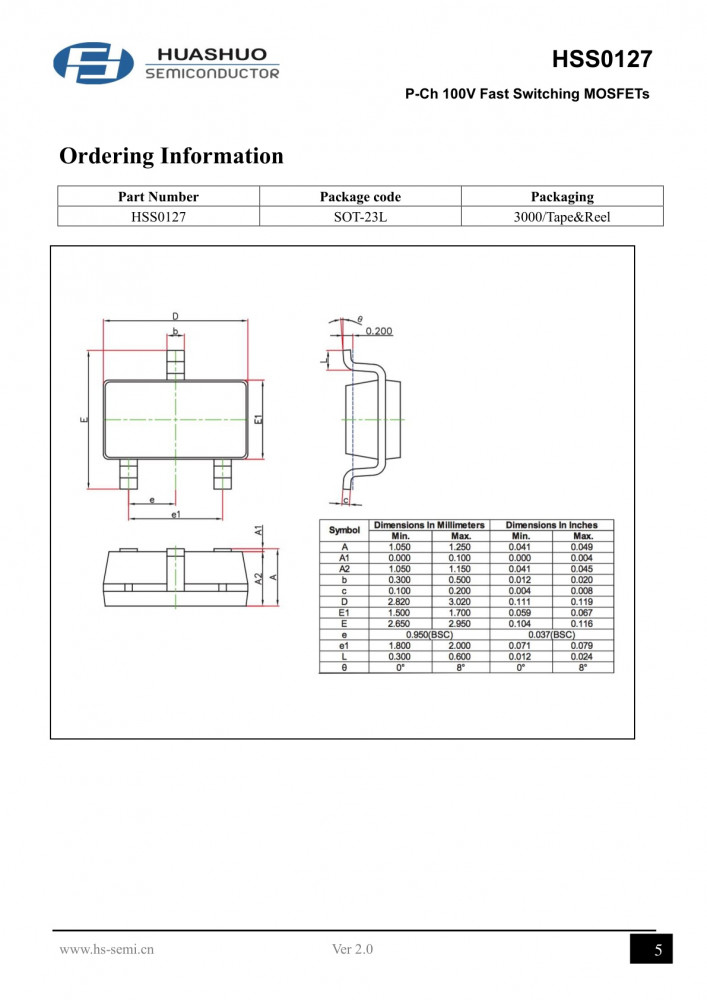 HSS0127 datasheet page 5